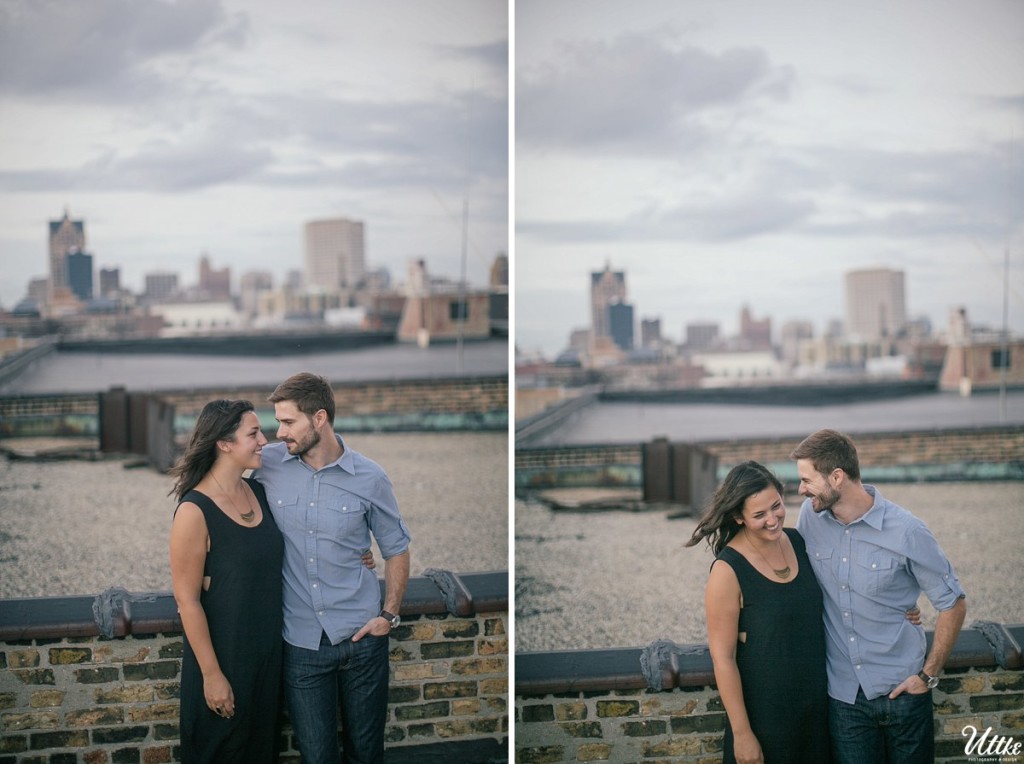 Maggie & Ryan | Milwaukee Rooftop Engagement